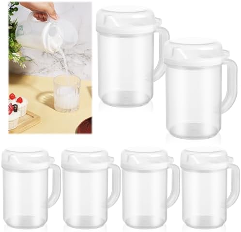 Amazon.com: 6 Pack Early Learning Kids Easy Pour Mini Pitchers 20 Oz ...