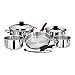 Magma Products 10 Piece Gourmet Nesting Stainless Steel Cookware Set ...