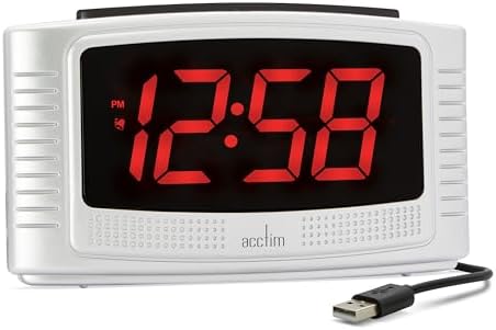Audible Fidelity DAB Radio Alarm Clock Bedside Mains Powered Or Battery ...