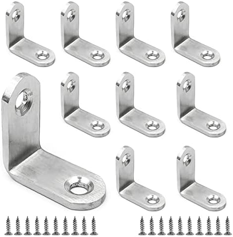 Small Brackets, 8PCS L Brackets, Small L Shaped Brackets, yeestone ...