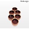 Amazon.com: Hcdesign Clay Cooking Pots, 4.5"x1.4"- Handmade Glazed ...