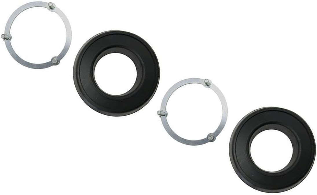 Amazon.com: AUTO DN 2X Front Upper Coil Spring Insulator Isolator ...