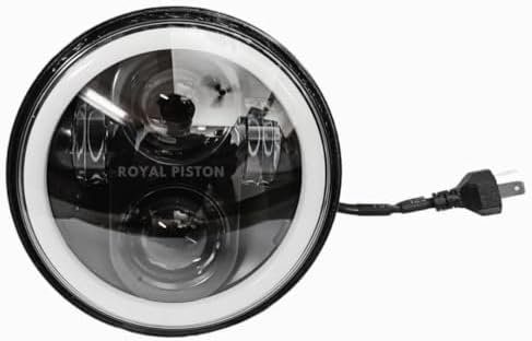 Moto Powerz Full Ring LED Headlight Compatible With Royal Enfield ...