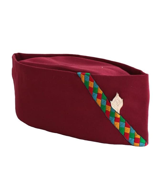 Buy De-Autocare Maroon Color Men's & Women's Uttarakhand Topi Pahadi ...