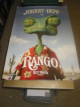 RANGO /ORIG. U.S. TEASER MOVIE POSTER (ANIMATED/JOHNNY DEPP) at Amazon ...
