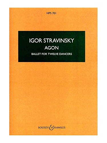 Agon Stsc : Igor Stravinsky: Amazon.co.uk: Books