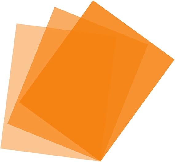 Orange Color Gel Sheet 40x50cm, Full CTO, 1/2 CTO, 1/4 CTO Photography ...