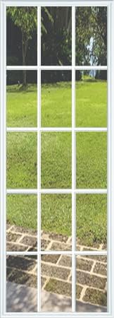 Generic 22 x 64 Entry Door Glass Insert (15 Lite), White - Amazon.com