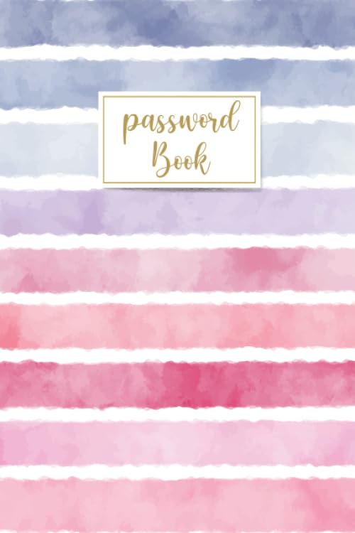 Password Book with Alphabetical tabs large print: password keeper ...