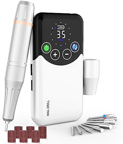 Amazon.com: Electric Nail Drill, 35000RPM Professional Nail Drill ...
