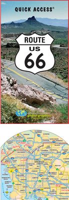 Amazon.com: Route 66 Map and Guide: Global Graphics Maps: Books