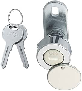 Shibutani EL-321-2 Cylinder Lock with Cover, for Left and Right Use ...