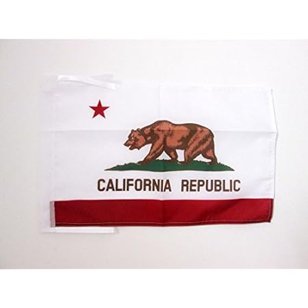 Amazon.com : AZ FLAG California Flag 18'' x 12'' Cords - Californian ...