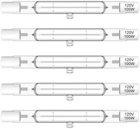 6 Pack Halogen Bulb R7S Base J Type 78mm Double Ended Floodlight Bulb ...
