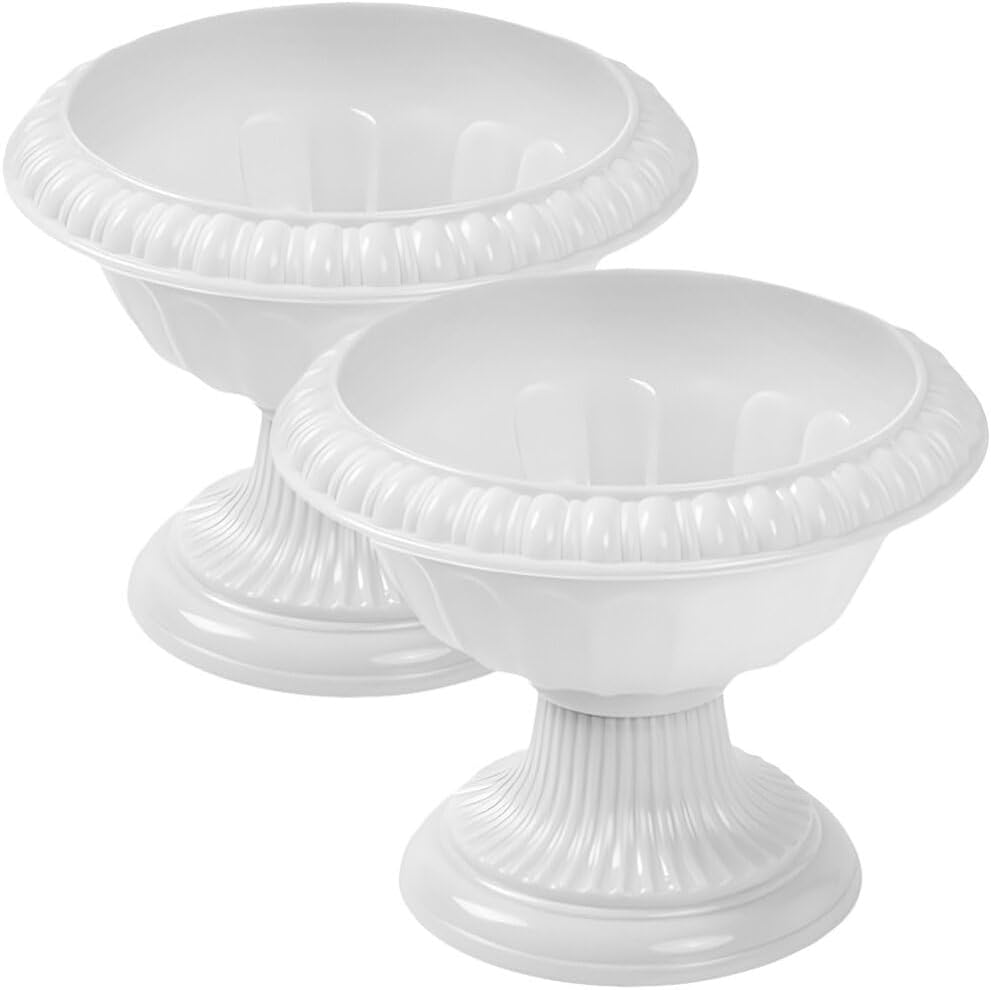 Amazon.com : VOSAREA Plastic Urn Planter, 2pcs Wedding Centerpiece Urn ...