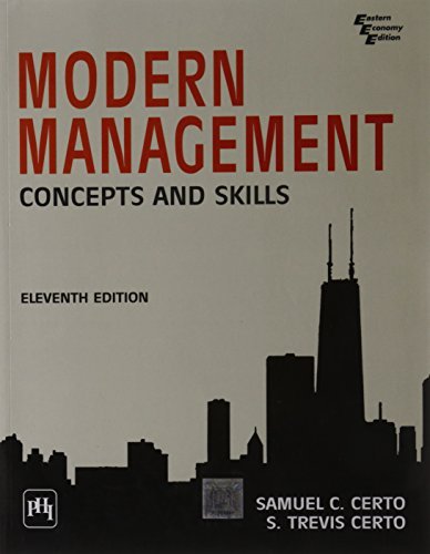 Modern Management Concepts and Skills 11th Economy Edition: Samuel C ...