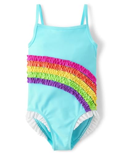 Best Girls Rainbow One-Piece Swimwear for Colorful Summer Adventures ...