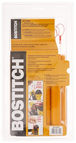 BOSTITCH Stapler And Nailer Caps, 1000-Pack (SB-CAPS),Black – BigaMart