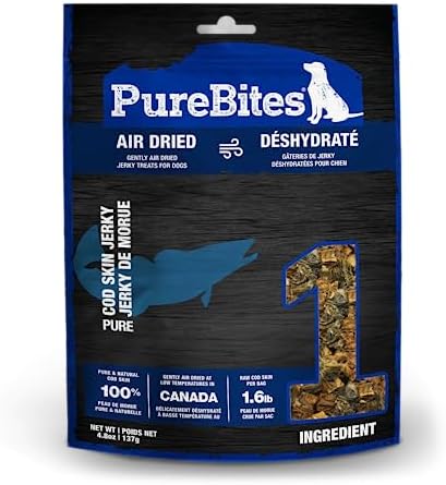 PureBites Gently Air Dried Beef Jerky Dog Treats 213g | 1 Ingredient ...