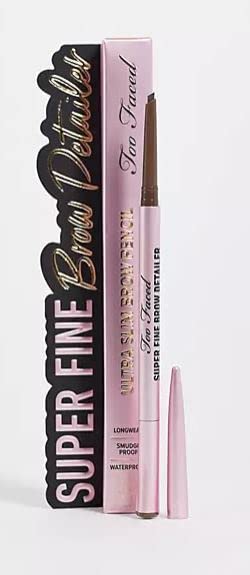 Amazon.com: TOO FACED Brow Detailer Brow Pencil WATERPROOF -Auburn ...