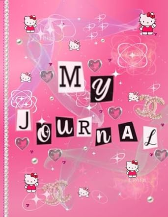 MY JOURNAL Y2K: cute and girly pink Y2K journalling book: souris, elina ...