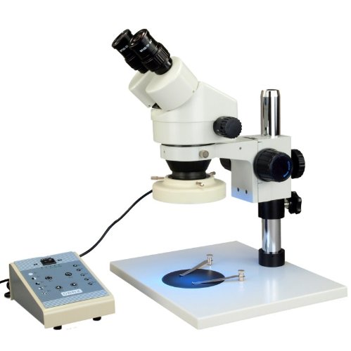 Amazon.com: OMAX 7X-45X Zoom Binocular Stereo Microscope with Large ...