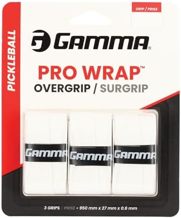 Amazon.com: Gamma Pickleball Pro Wrap Overgrip, Tacky, Durable, Soft ...
