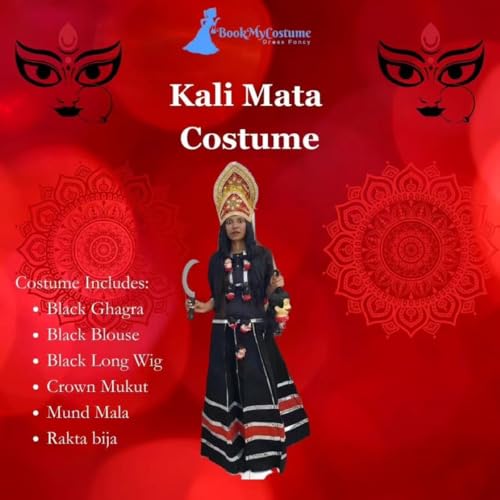 Bookmycostume Kali Mata Hindu Goddess Girls Fancy Dress Costume 14 16