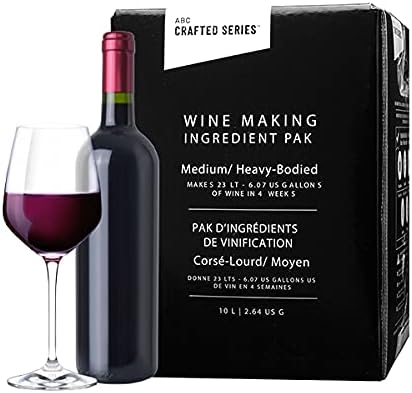 ABC Cork Co Wine Making Kit | 6 Gallon Wine Kit | Premium Ingredients ...