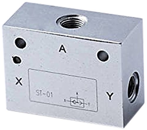 Pneumatic Shuttle Valve 1 4 Npt Ports Air Valve Gate | Desertcart INDIA