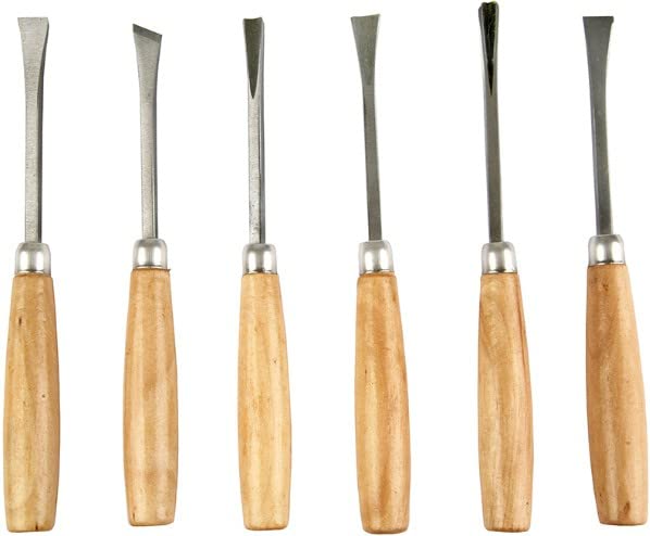 Inditrust NEW Set of 6PC Combination Chisel Set wood carving ...