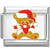 Quiges Special 9mm Italian Style Charm Link Module Stainless Steel Blue ...