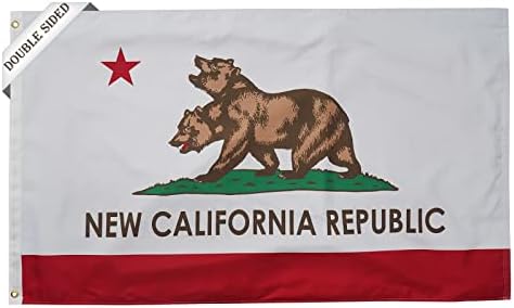 Amazon.com : New California Republic Flag 3x5 Ft NCR Flags Suitable ...