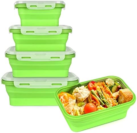 Amazon.com: Round Silicone Food Storage Containers with Lids ...