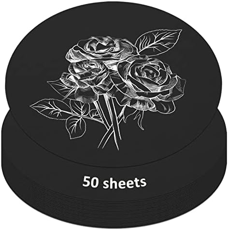 Amazon.com : 50Pcs Round Painting Paper 20cm/7.9in Diameter, Thick ...