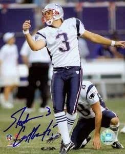 Autographed Stephen Gostkowski Photo - 16x20 - Autographed NFL Photos ...