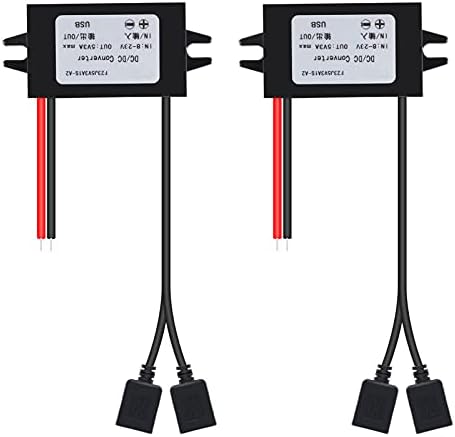 Amazon.com: AITRIP 2 PCS Double USB Car Converter Module 12V to 5V 3A ...