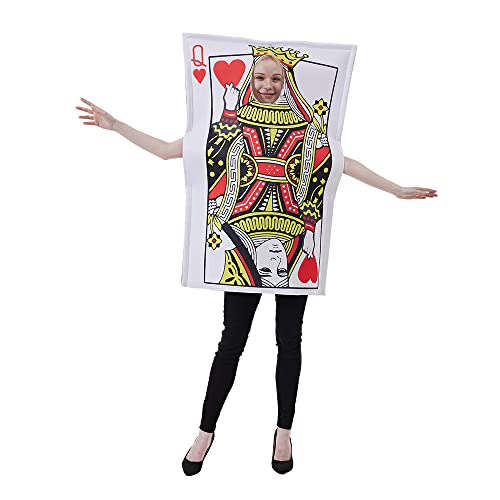 Snailify King and Queen Card Costume Poker Cards Queen of Hearts ...