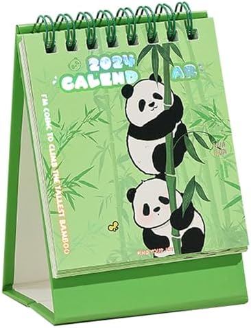 Amazon.com : 2024 Mini Desk Calendar Standing Planner Cute Cartoon ...