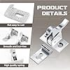 Lounsweer 16 Pcs Brass Heavy Duty Cabinet Door Latch Cabinet Closets ...