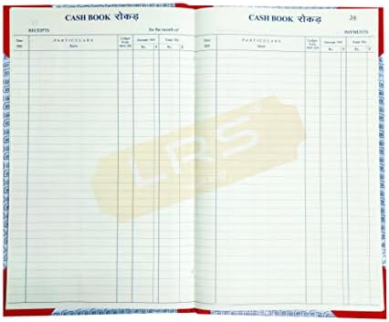 LRS Cash Book Register Size - 32 x 20 cm - Hard Bound - 70 GSM Ledger ...
