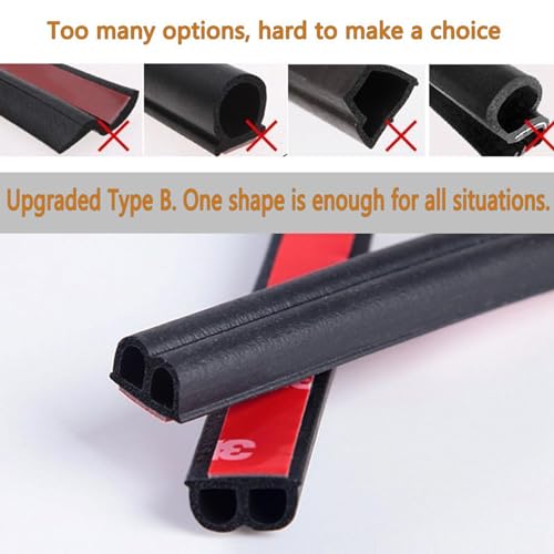 Snapklik.com : 98.4 Feet Long Universal Self Adhesive Auto Rubber ...