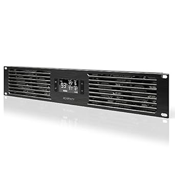 AC Infinity CLOUDPLATE T7, Rack Mount Fan Panel 2U, Exhaust Airflow ...
