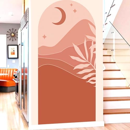Amazon.com: Sunrise Modern Arch Wall Decal, Boho Arch Wall Sticker ...