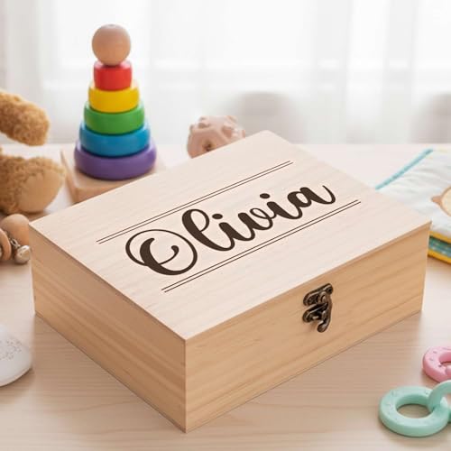 Best Personalized Baby Memory Boxes for Treasured Keepsakes and ...