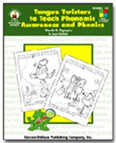 Buy Tongue Twisters To Teach Phonemic Awareness And Phonics Online at ...