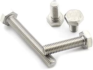 Amazon.com: 50Pcs M14M16 304 Stainless Steel Hexagonal Bolt Outside ...