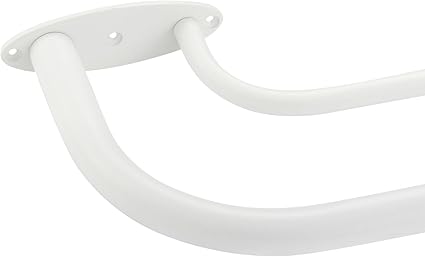 Amazon.com: Room Darkening Wrap Around Double Curtain Rod Set ...