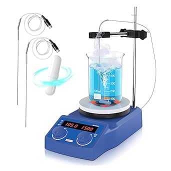 FOUR E'S SCIENTIFIC 5 Inch Magnetic Stirrer Hot Plate with 2pcs ...