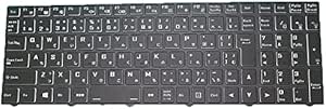 Amazon.co.jp: Laptop Keyboard Compatible with CLEVO N960SC N960SDS ...